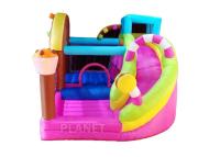 China Custom Logo Yard Plato PVC Inflatable Bounce House for sale
