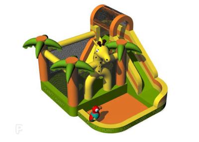 China 840D Oxford Inflatable Jumping Castle with Water Slide - 320x358x248cm Backyard Bouncer with CE Blower for sale