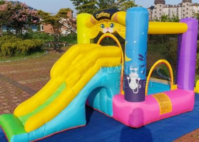 China Residential 810D Oxford Inflatable Bounce House with Slide 3.5x2x1.9M for sale