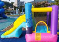 China Residential 810D Oxford Inflatable Bounce House with Slide 3.5x2x1.9M for sale