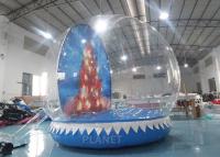 China 0.8mm Transparent Inflatable Snow Globe Photo Booth for sale