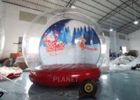 China 4M 5M Inflatable Bouncing Snow Globe Photo Booth With Blower for sale