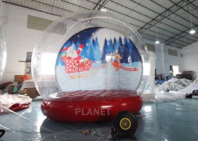 China 4M 5M Inflatable Bouncing Snow Globe Photo Booth With Blower for sale