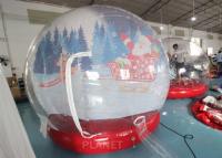 China 4M 5M Inflatable Bouncing Snow Globe Photo Booth With Blower for sale