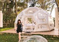 China 5M Clear Inflatable Bubble House - 0.8mm PVC Transparent Camping Tent with Quick 15-Minute Setup for sale