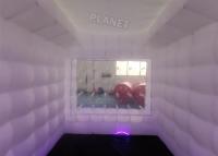 China Inflatable Yoga Tent 2.7m x 2.7m with LED Light Oxford Cloth Outdoor Exercise for sale