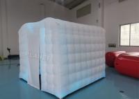 China Inflatable Square Yoga Tent 2.7x2.7x2.3m with LED Light for Hot Yoga Exercise for sale