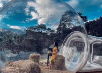 China 4m Transparent Inflatable Bubble Camping Tent with 2m Tunnel - 0.8mm PVC Outdoor Stargazing Dome for sale