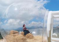 China 4m Diameter Inflatable Crystal Bubble House Tent with 2m Airtight Tunnel - Waterproof PVC Outdoor Shelter for sale
