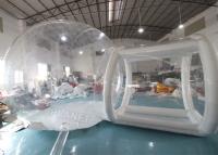China Clear PVC 4m Diameter Inflatable Bubble Tent with 2m Tunnel and Blower System - Temperature Range -50℃ to 100℃ for sale