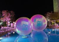 China Inflatable PVC Mirror Ball 2.0m Reflective Christmas Decorative Sphere for Events for sale