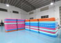 China Portable Inflatable Air Tumble Track 8m x 2m Gymnastics Mat with Drop Stitch Material for sale
