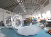 China Inflatable Transparent Dome Tent 4m Diameter Clear Bubble Tent for Outdoor Camping for sale