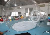 China Inflatable Transparent Dome Tent 4m Diameter Clear Bubble Tent for Outdoor Camping for sale