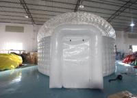 China Inflatable Igloo Marquee 6m Diameter 3.8m Height Transparent PVC Dome for Trade Show for sale