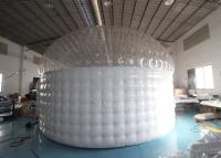 China Inflatable Igloo Marquee 6m Diameter 3.8m Height Transparent PVC Dome for Trade Show for sale