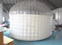 China 6m Half Transparent PVC Inflatable Christmas Igloo Tent with 0.6mm Waterproof Material and 5+ Year Lifespan for sale