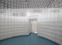 China 6m Half Transparent PVC Inflatable Christmas Igloo Tent with 0.6mm Waterproof Material and 5+ Year Lifespan for sale