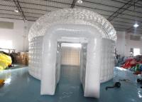 China 6m Half Transparent PVC Inflatable Christmas Igloo Tent with 0.6mm Waterproof Material and 5+ Year Lifespan for sale