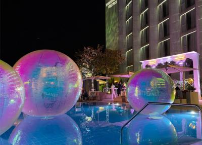 China Dazzle Color Reflective PVC Inflatable Mirror Ball 2m for Decoration Party Event for sale