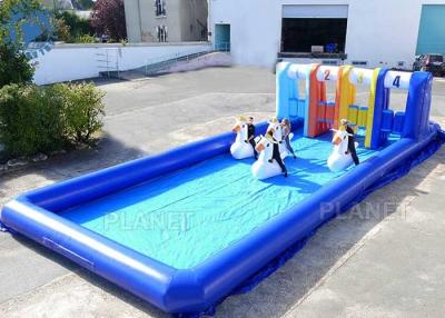China Inflatable Pony Hop Racing Track Game 0.6mm PVC Tarpaulin 110V 220V Blower for Party Rental for sale