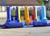 China Inflatable Pony Hop Racing Track Game 0.6mm PVC Tarpaulin 110V 220V Blower for Party Rental for sale