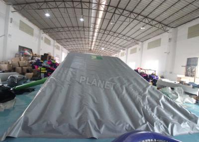 China EN71 Inflatable Sports Jump Stunt Landing Airbag 9m x 5m with Ramp for sale