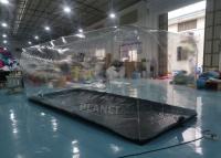China Transparent PVC Dustproof Inflatable Car Garage Tent for sale