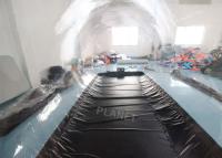 China Fireproof Double Stitching Inflatable Car Cover Capsule 5x2x1.8m Transparent PVC for sale