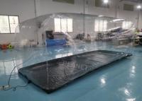 China Transparent 0.4mm PVC Inflatable Car Cover Protect Vehicles for sale