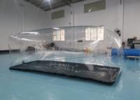 China Transparent 0.4mm PVC Inflatable Car Cover Protect Vehicles for sale