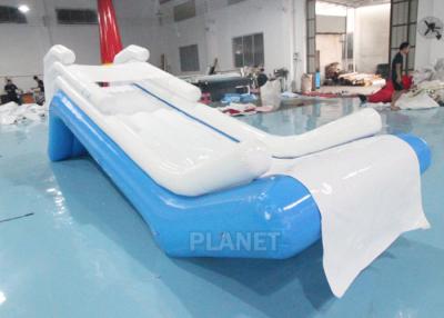 China Custom Inflatable Yacht Slide 0.6mm PVC Tarpaulin with Double T-Strip Seams for sale