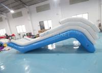 China Custom Inflatable Yacht Slide 0.6mm PVC Tarpaulin with Double T-Strip Seams for sale