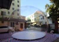 China 5m Diameter Single Bubble Inflatable Bubble Tent Without Tunnel 0.8mm PVC for sale