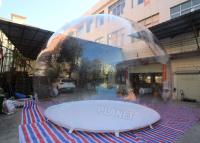 China 5m Diameter Single Bubble Inflatable Bubble Tent Without Tunnel 0.8mm PVC for sale