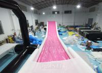 China 0.9mm PVC Tarpaulin Inflatable Boat Slide Custom Size for Yacht Water Floating Slide for sale