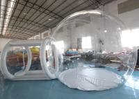 China 4m Transparent Inflatable Bubble Camping Tent with 2m Tunnel - 0.8mm PVC Outdoor Stargazing Dome for sale