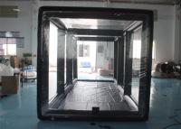 China Airtight Welding Black Inflatable Garage Tent for Car Storage 0.4mm PVC for sale