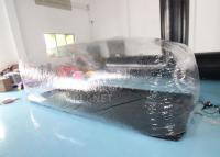 China Portable 0.2mm Transparent PVC Inflatable Car Cover 500x210x170cm Indoor for sale