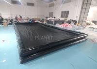 China PVC Tarpaulin Waterproof Inflatable Car Wash Mat 6x3x0.2M Custom Size for sale