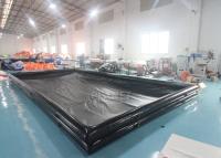 China PVC Portable Inflatable Car Wash Containment Mat 6x3x0.2m with Water Reclamation System for sale