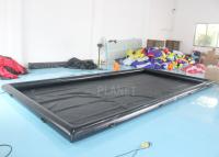 China Customized 6x3m 0.6mm PVC Inflatable Car Wash Mat Water Containment Mat for sale
