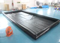 China Customized 6x3m 0.6mm PVC Inflatable Car Wash Mat Water Containment Mat for sale