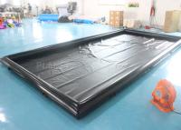 China Customized 6x3m 0.6mm PVC Inflatable Car Wash Mat Water Containment Mat for sale