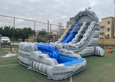 China 12.3m x 9.3m Inflatable Water Slide for Kids with 0.55mm PVC Tarpaulin for sale