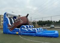 China Commercial Inflatable Pirate Ship Water Slide 11.5m with Pool for Rental Business for sale