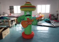 China 2m Tall Inflatable Guitar Air Model for Advertising | 110V/220V Blower | Custom Colors & Sizes for sale