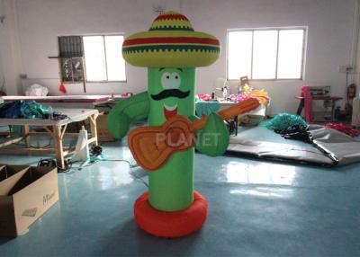 China 2m Tall Inflatable Guitar Air Model for Advertising | 110V/220V Blower | Custom Colors & Sizes for sale