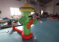 China 2m Tall Inflatable Guitar Air Model for Advertising | 110V/220V Blower | Custom Colors & Sizes for sale