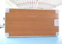 China Drop Stitch DWF Teakwood EVA Floating Air Pontoon Inflatable Yacht Island Dock Deck Platform 4x2x0.2m for sale